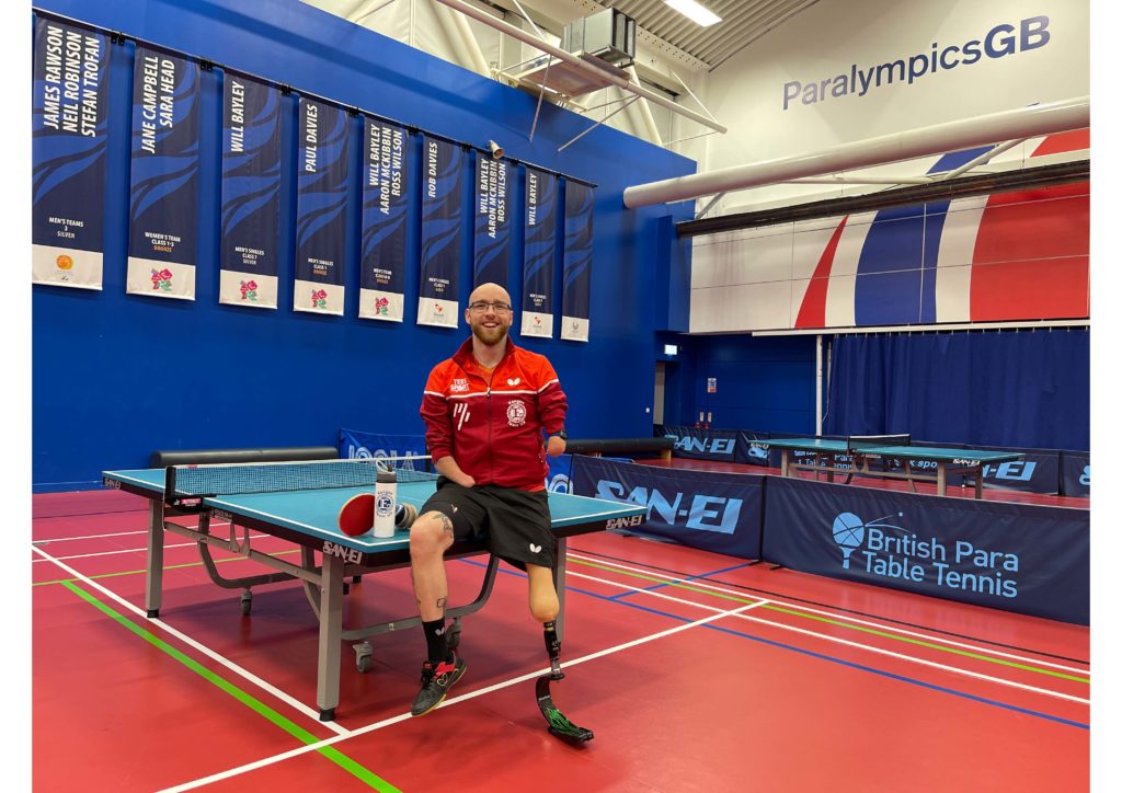 Kangen Team UK Partner Para Table Tennis Star, Martin Perry - Athlete ...